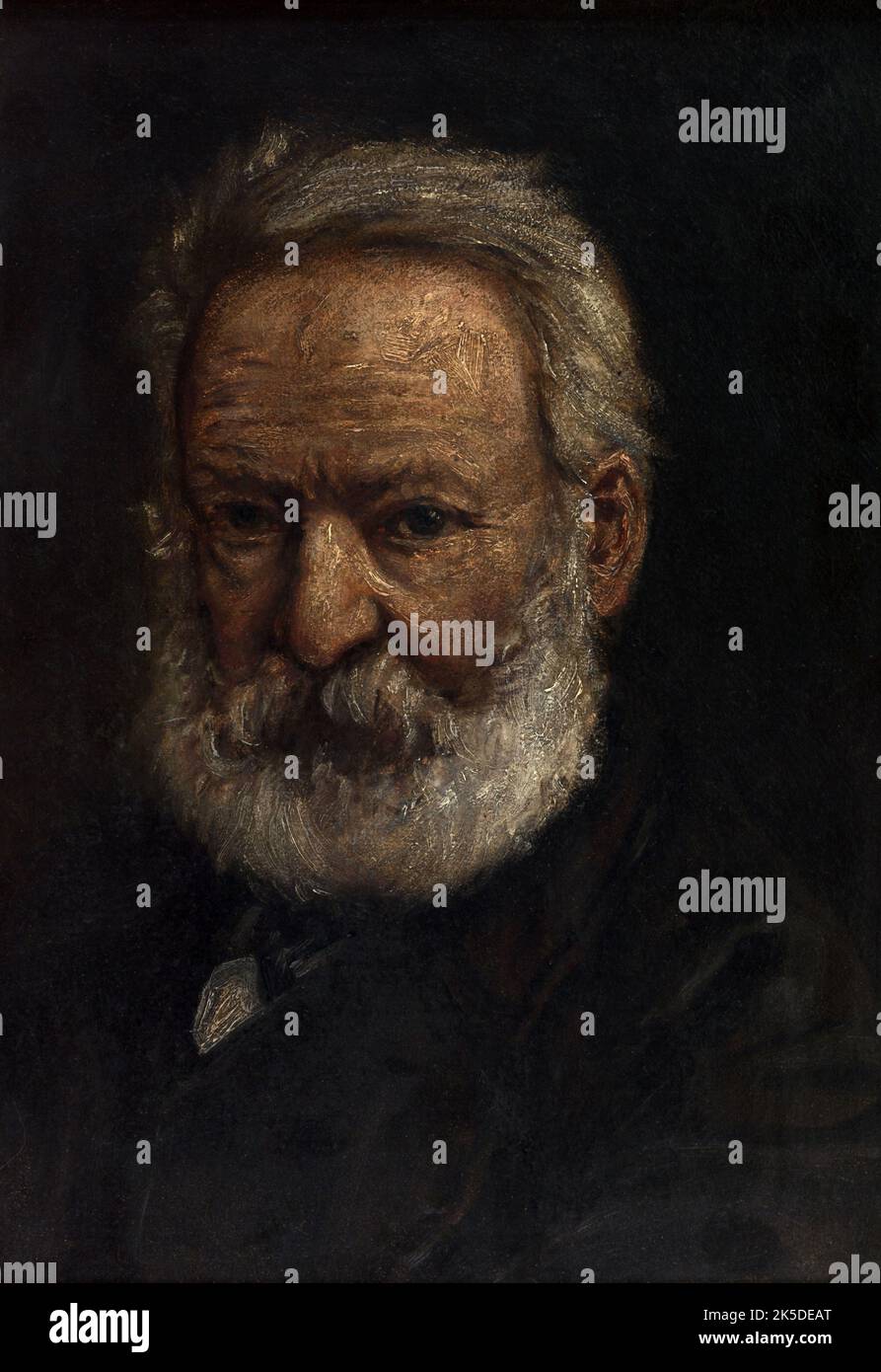 Portrait of Victor Hugo Stock Photo - Alamy