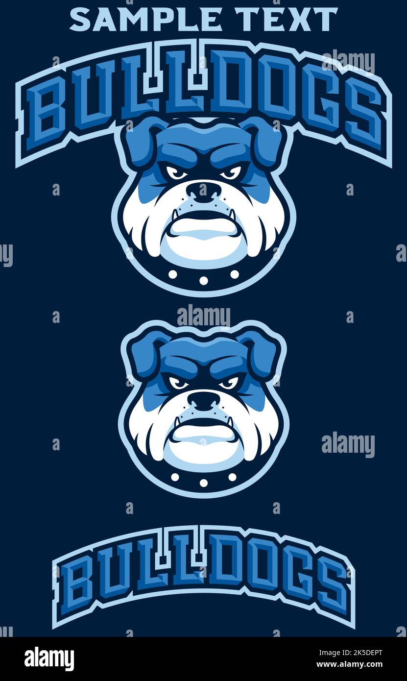 Bulldogs Team Mascot Stock Vector Image & Art - Alamy