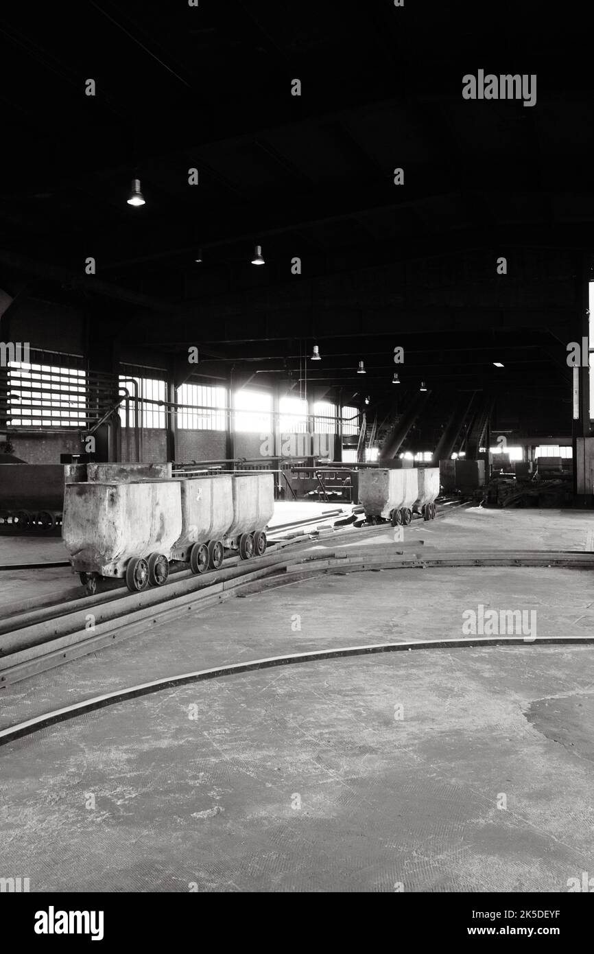 A coal lorry in a mine in the Ruhr area, Germany Stock Photo - Alamy
