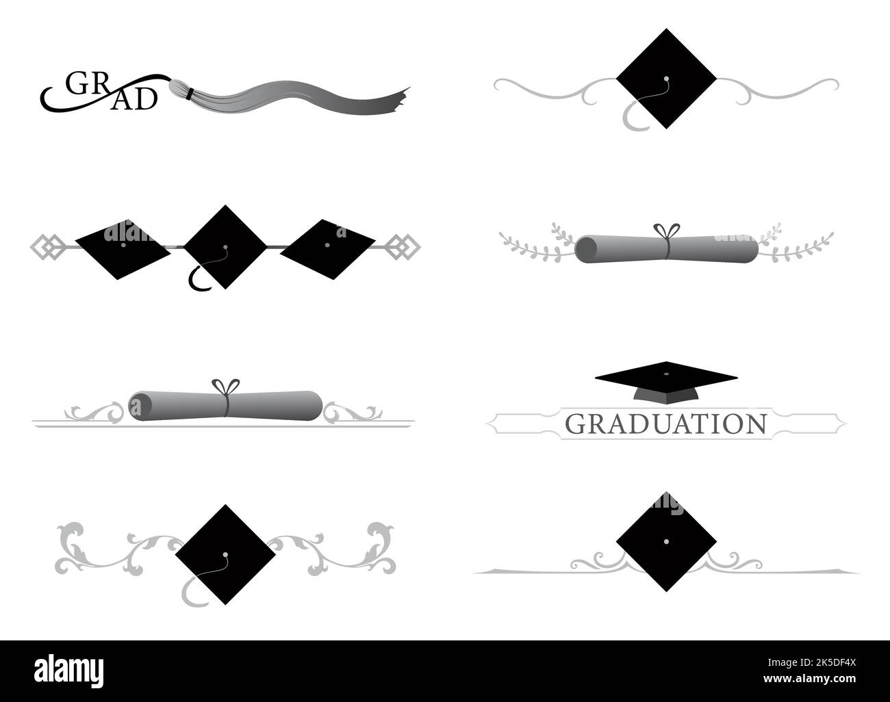 A set of Graduation Day dividers Stock Vector Image & Art - Alamy A set of Graduation Day dividers Stock Vector Image & Art - Alamy