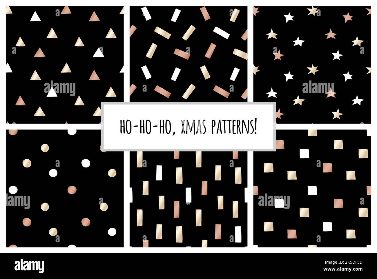 Set gold rose black Cut Out Stock Images & Pictures - Alamy