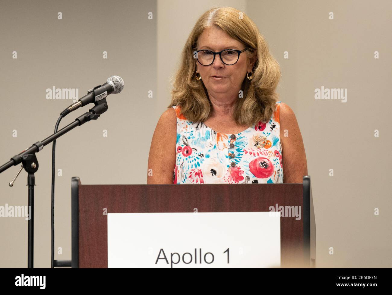 Sheryl Chaffee, daughter of Apollo 1 astronaut Roger B. Chaffee ...