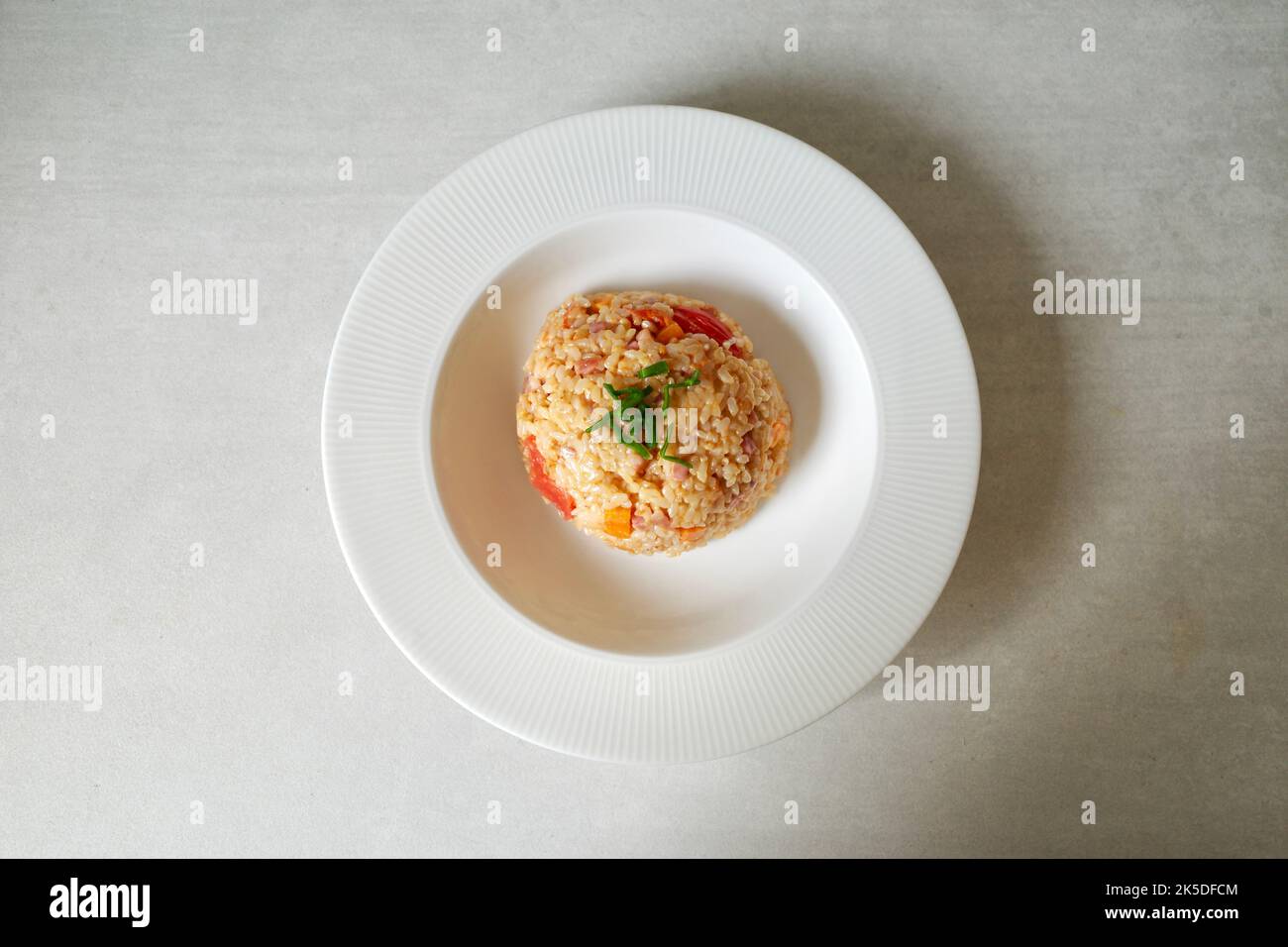 Asian fried rice. It's a common homemade dish in Asia Stock Photo - Alamy