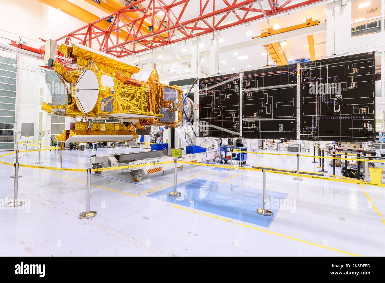 The solar panels on the Surface Water and Ocean Topography (SWOT ...