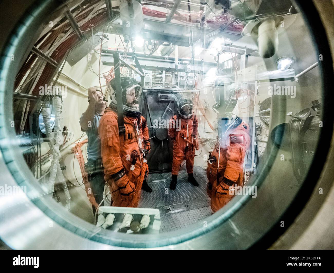 NASA engineers at Johnson Space Center conducted a vacuum test of Orion ...