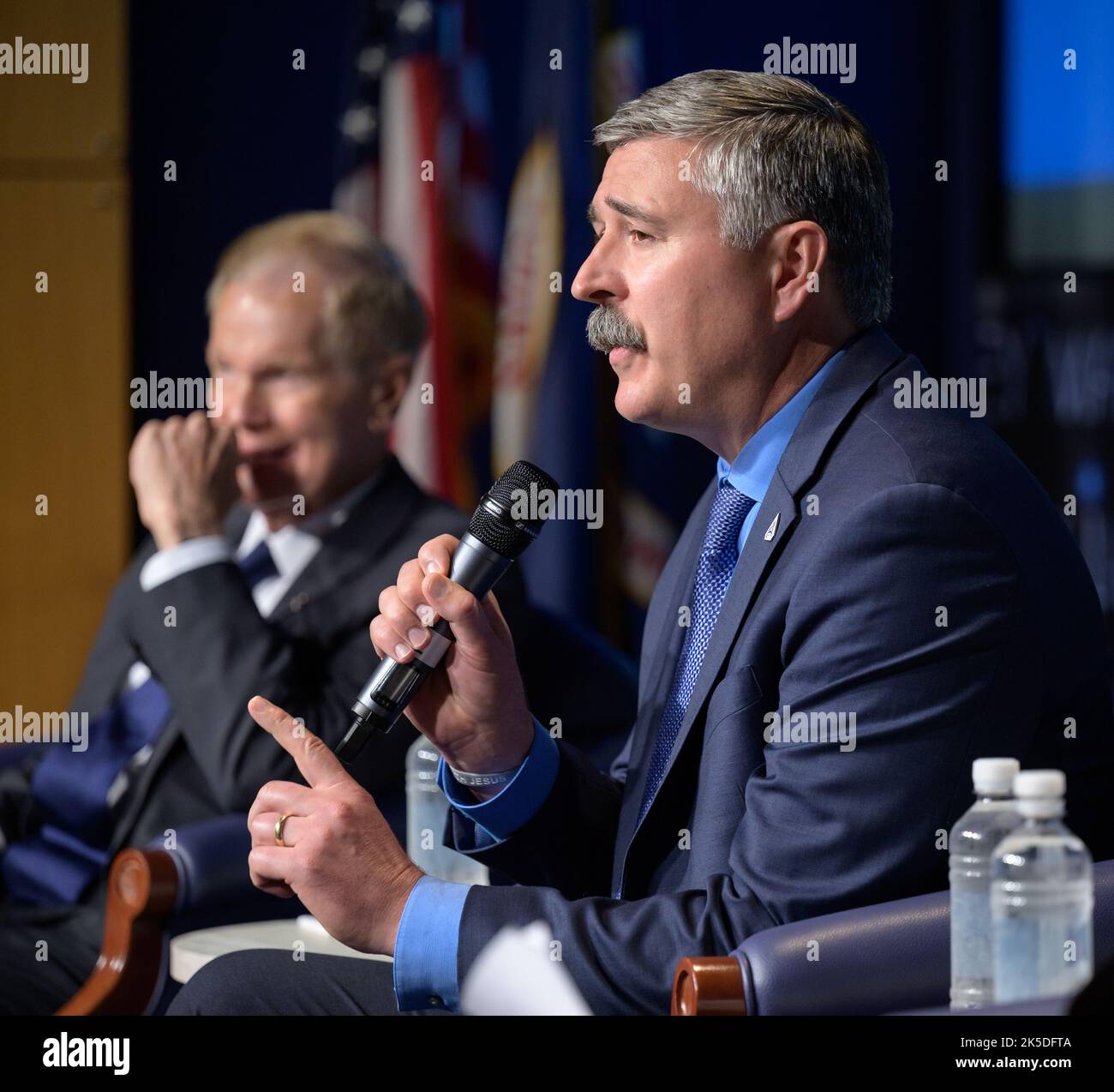 On August 3, 2022, Mike Sarafin, Artemis I mission manager, briefed at ...