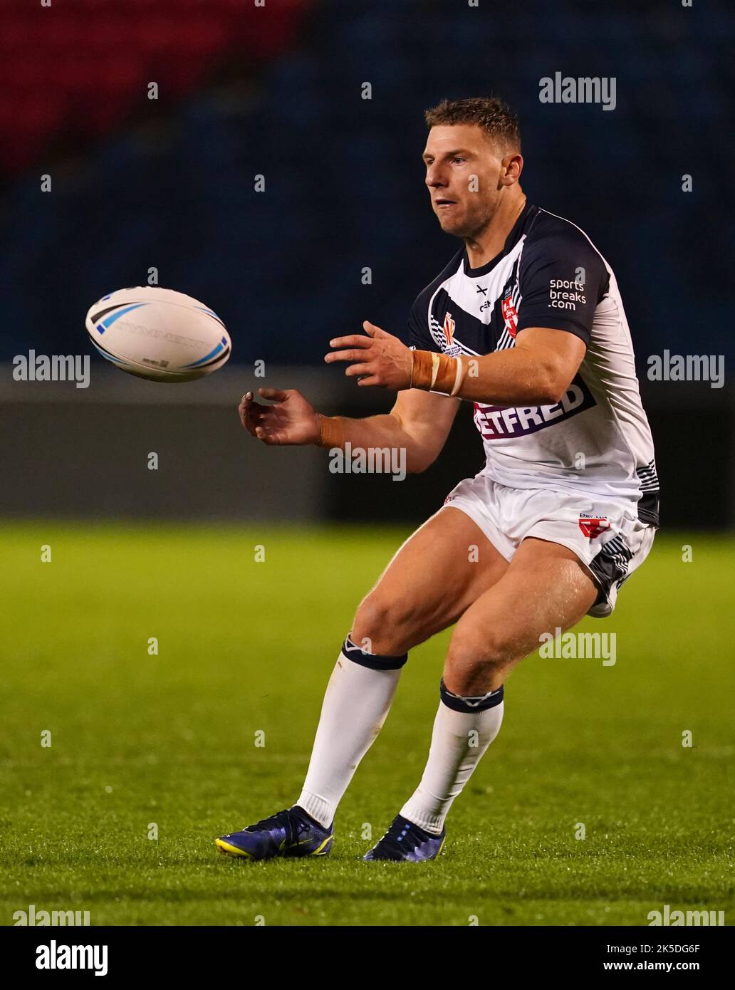 England's George Williams during the international test match at AJ ...