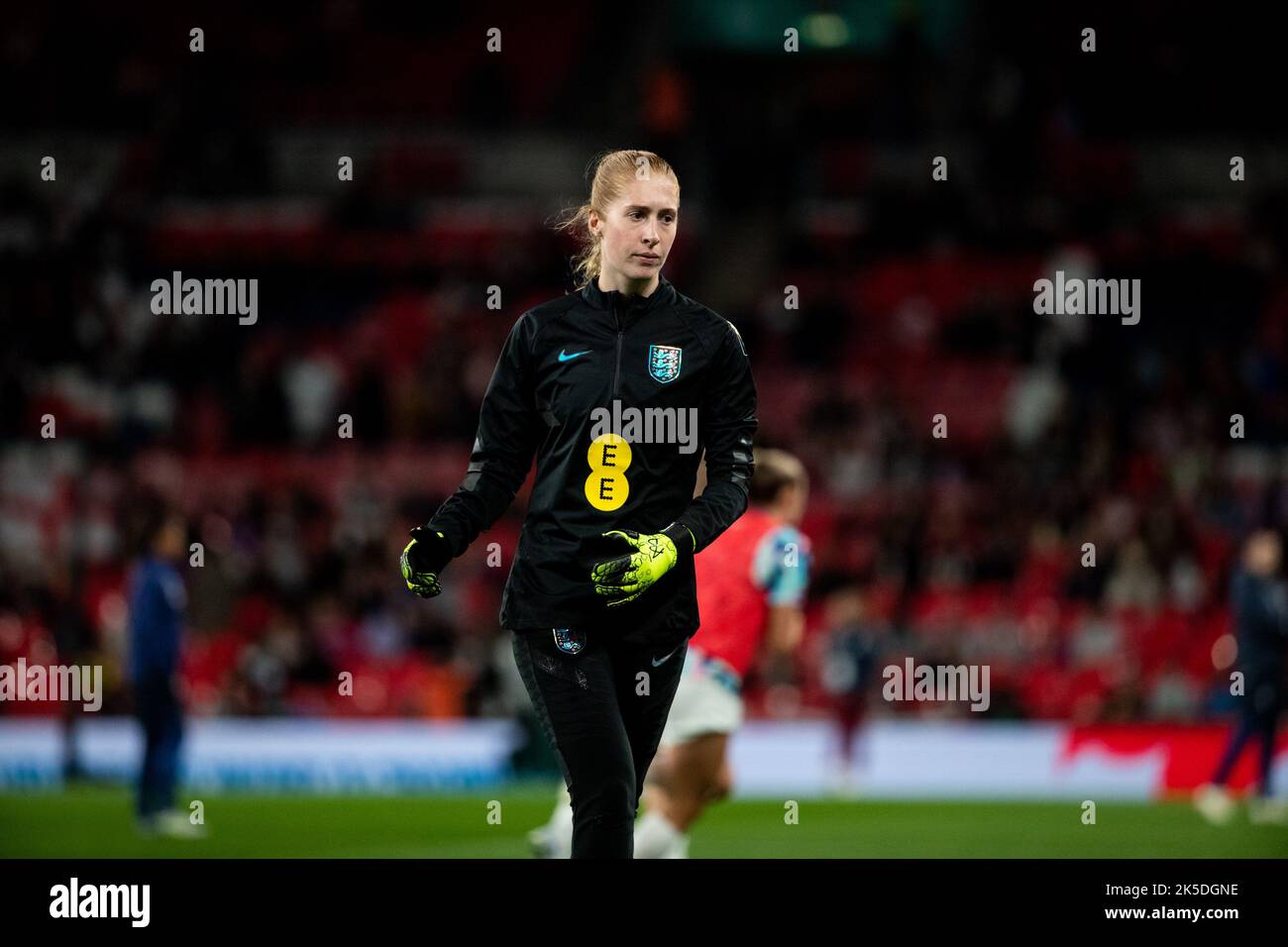 London, UK. 07th Oct, 2022. Goalkeeper Sandy McIver (21 England) during ...