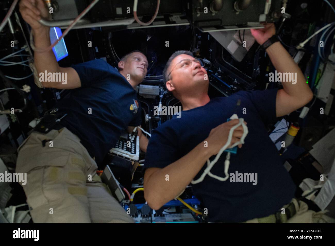 NASA astronauts Bob Hines and Kjell Lindgren observed Boeing’s CST-100 ...