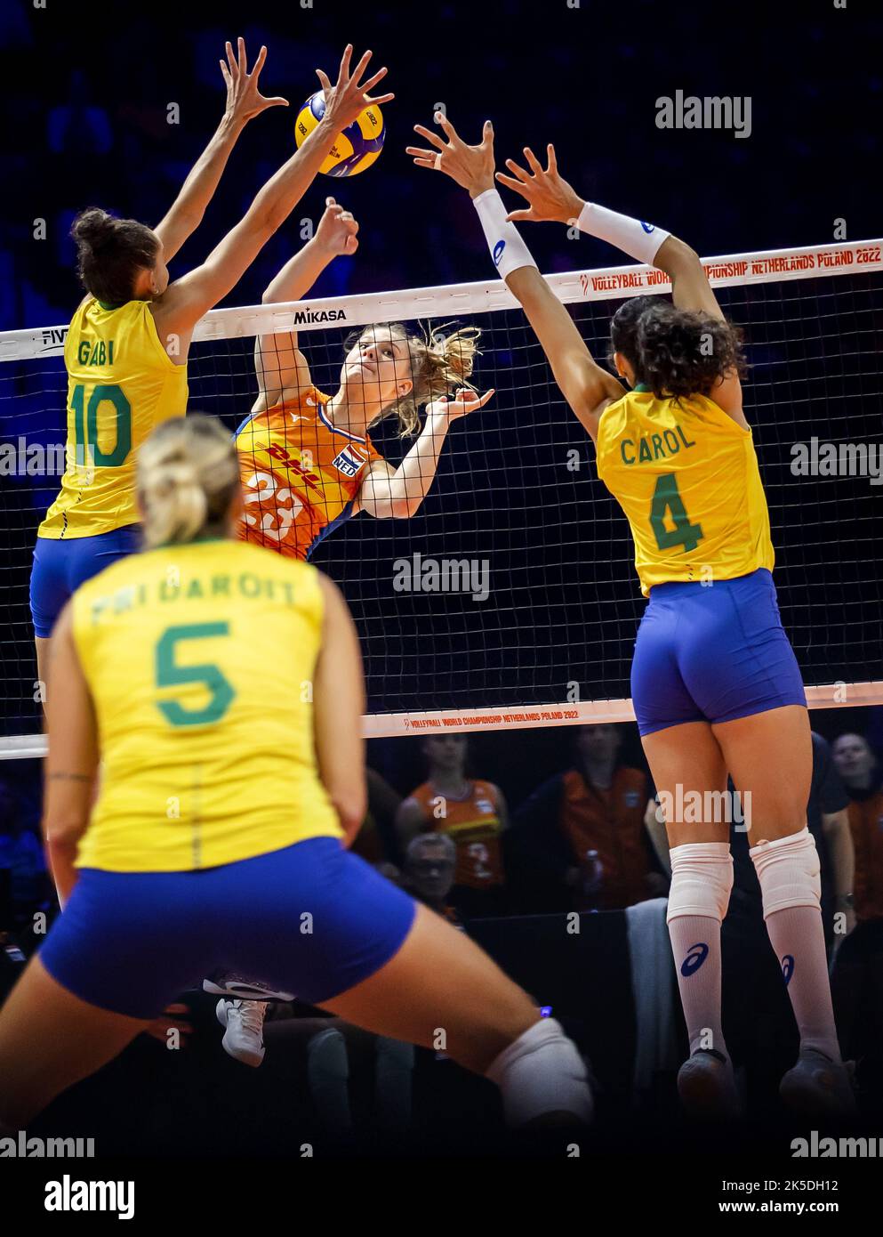 ROTTERDAM - Eline Timmerman of the Netherlands in action against ...