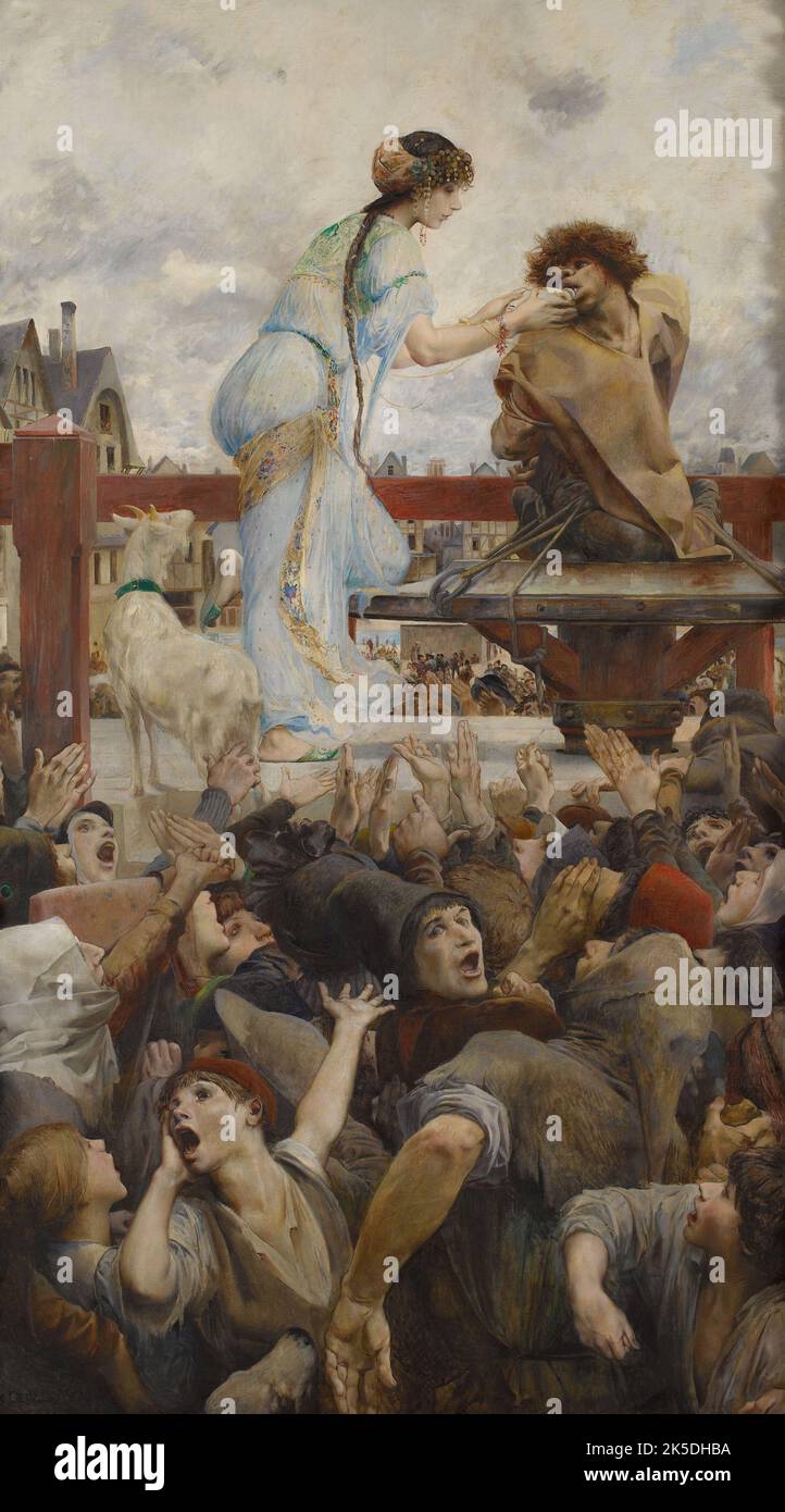 Une larme pour une goutte d'eau (Notre-Dame de Paris), 1903 Stock Photo ...