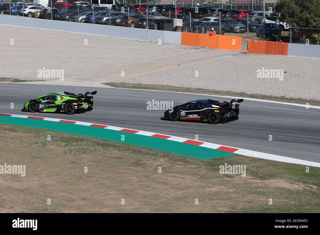 1 October 2022 Lamborghini Huracán Super Trofeo Evo competing in Super ...