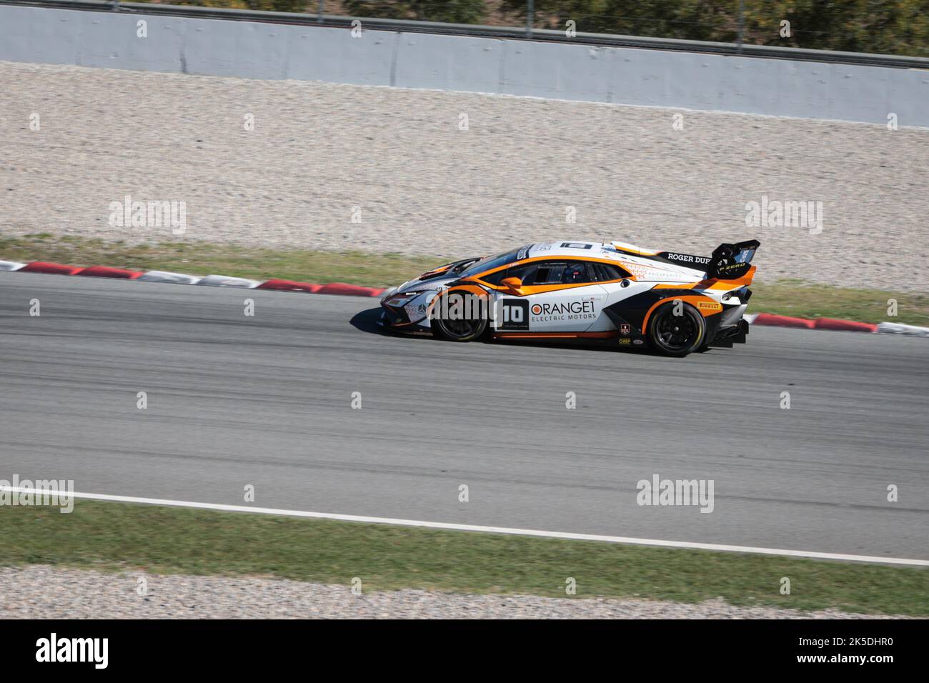 1 October 2022 Lamborghini Huracán Super Trofeo Evo competing in Super ...