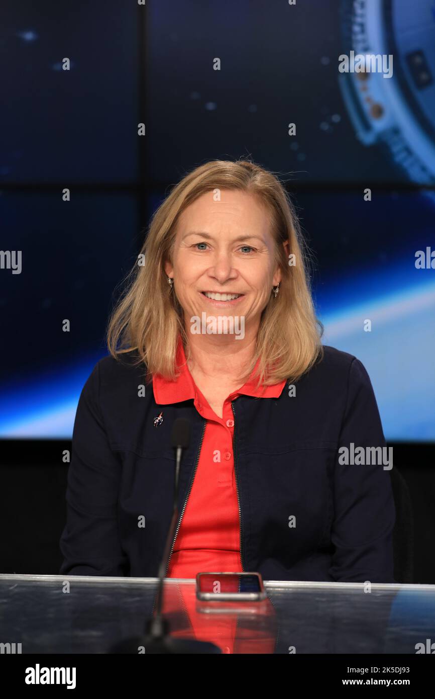 Janet Petro, director, NASA’s Kennedy Space Center, participates in the ...