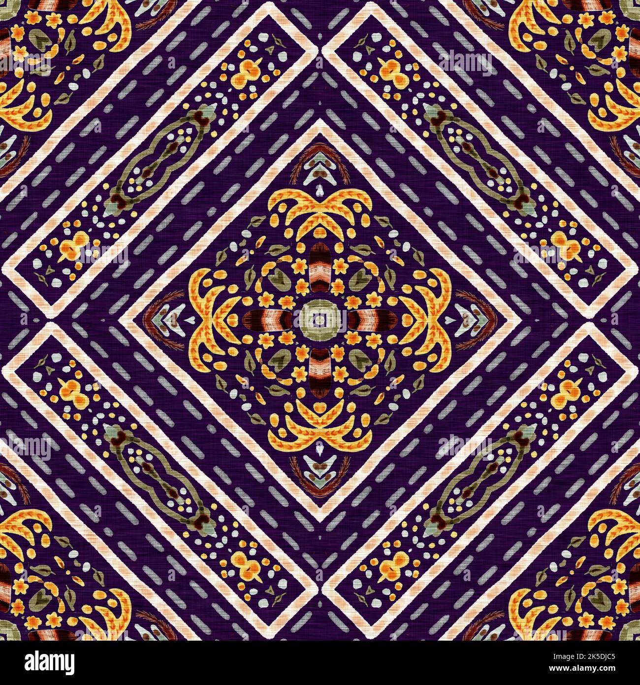 Rustic provence floral pattern background. Boho whimsical french swatch ...