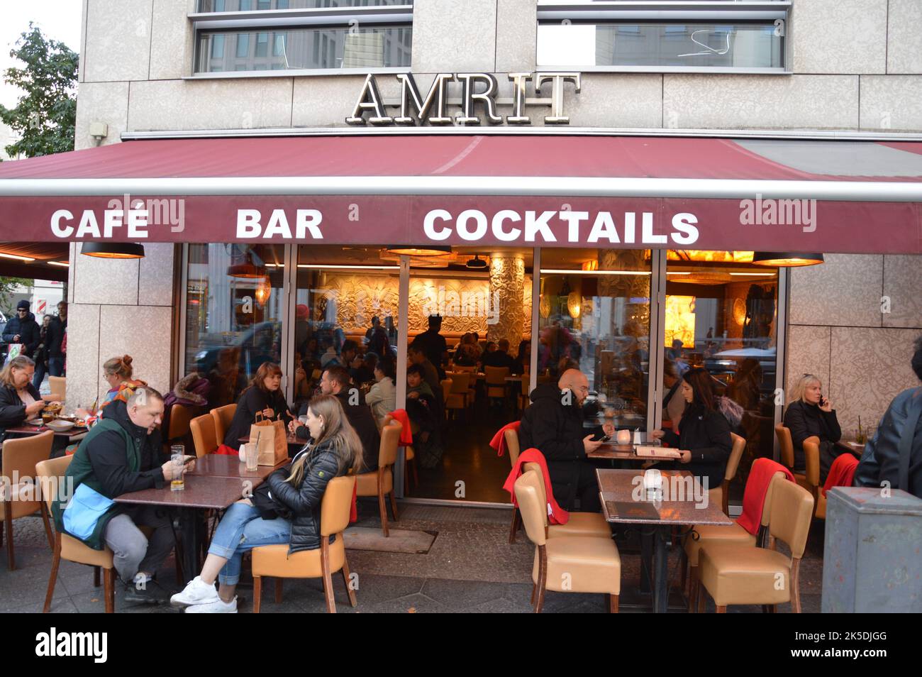 Berlin, Germany - October 2, 2022 - Amrit Indian restaurant at ...