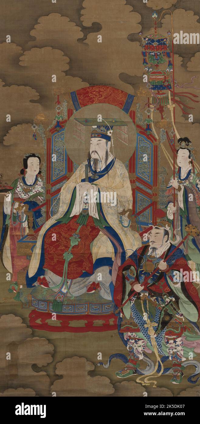 Seated daoist deity hi-res stock photography and images - Alamy