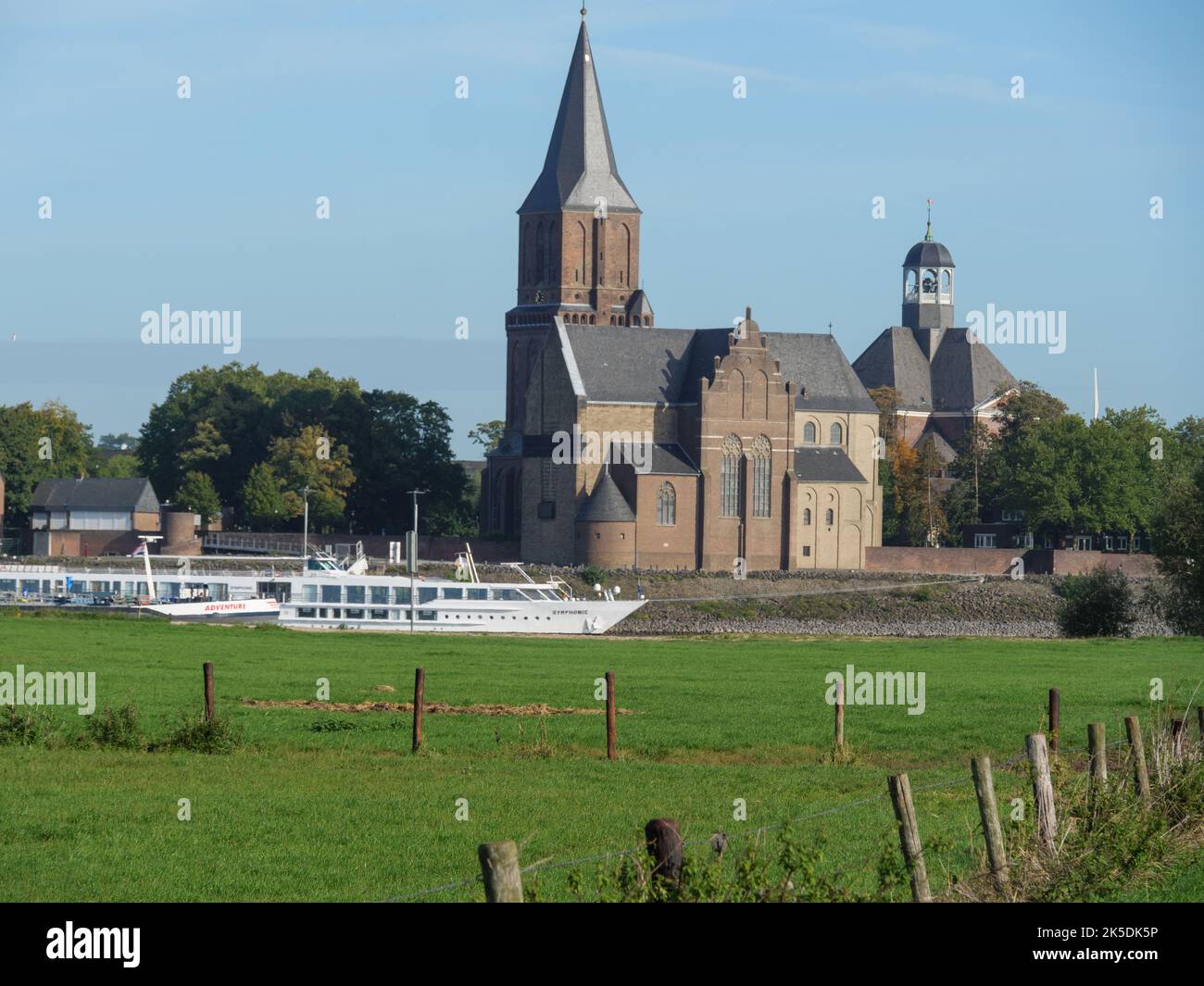 the city of Emmerich at the rhine river Stock Photo - Alamy