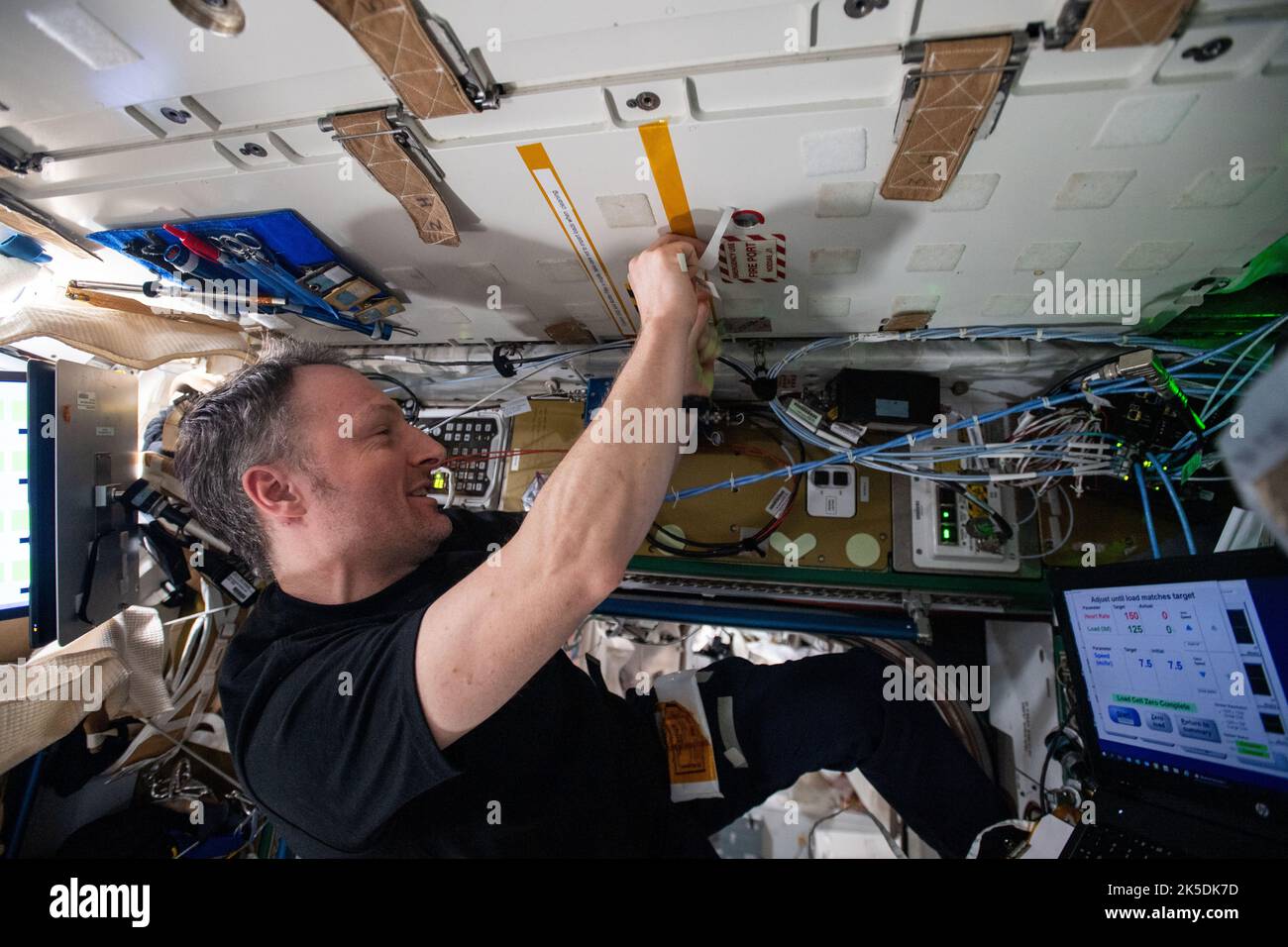 ESA (European Space Agency) astronaut and Expedition 66 Flight Engineer ...