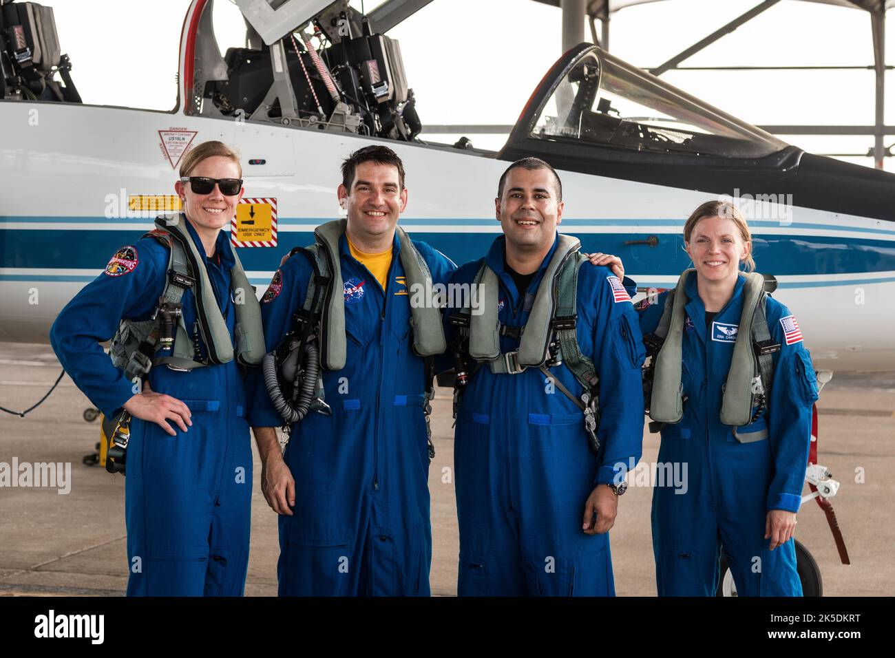 From left to right, NASA Astronaut Candidates Nichole "Vapor" Ayers and ...