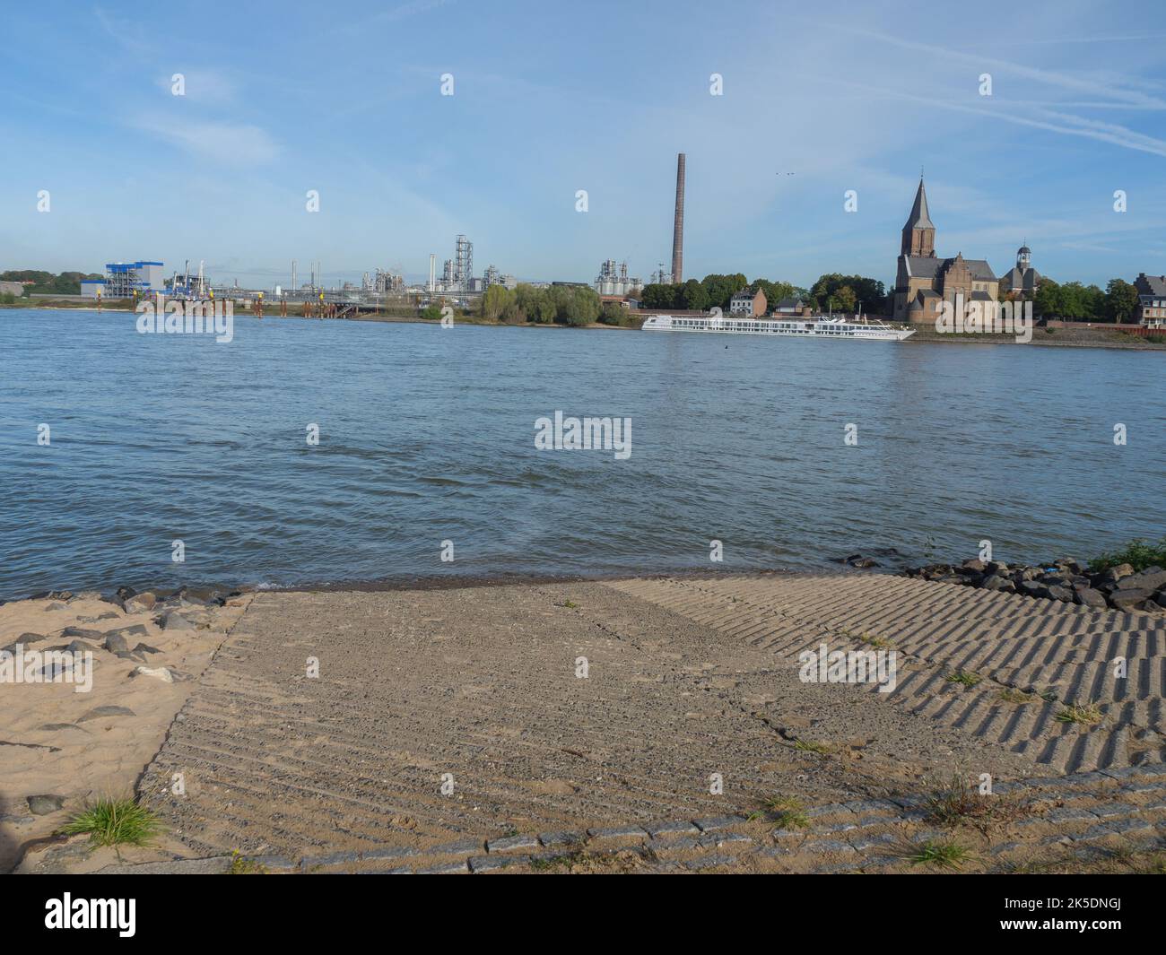 the city of Emmerich at the rhine river Stock Photo - Alamy