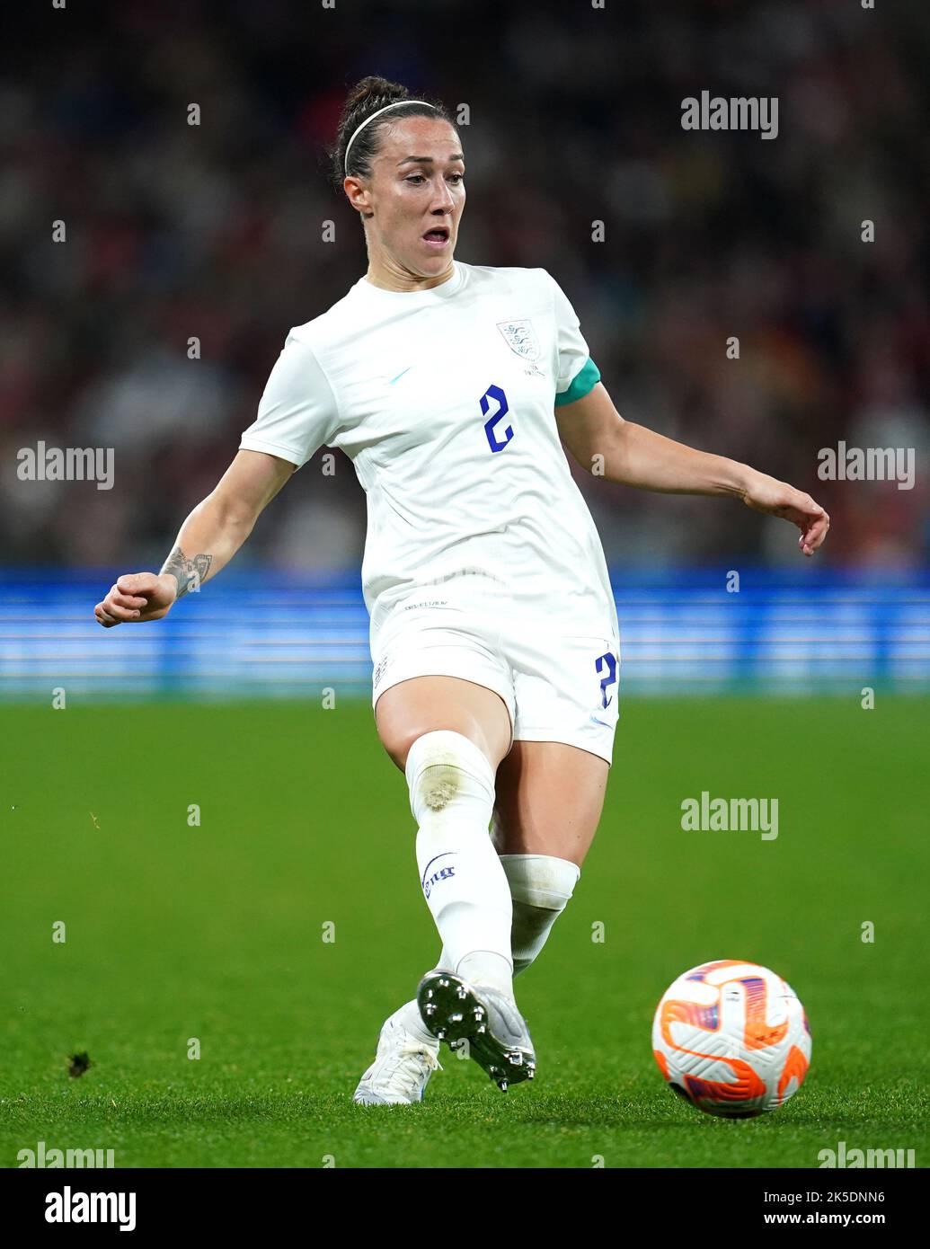 England's Lucy Bronze during the international friendly match at ...