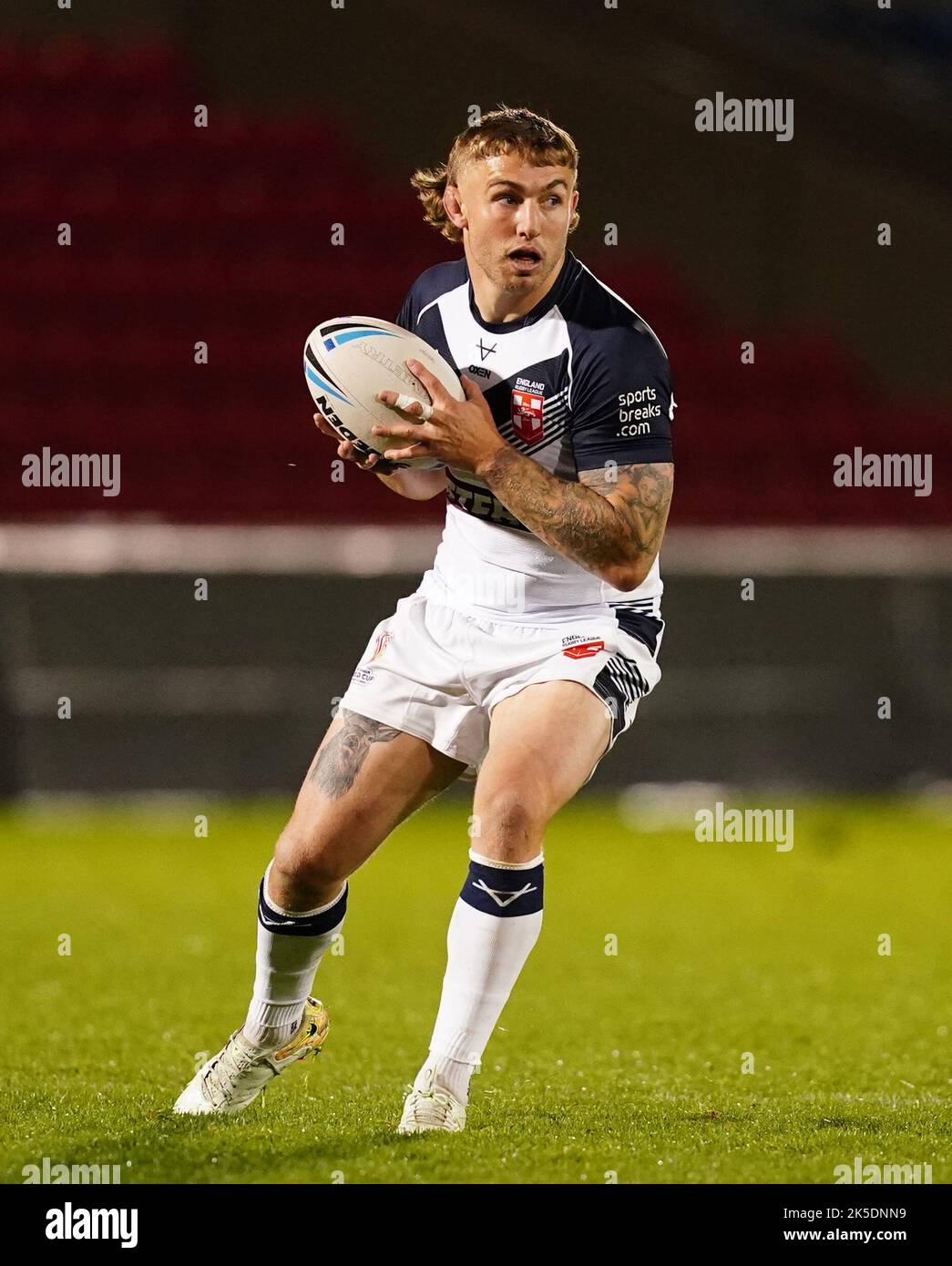 England's Sam Powell during the international test match at AJ Bell ...