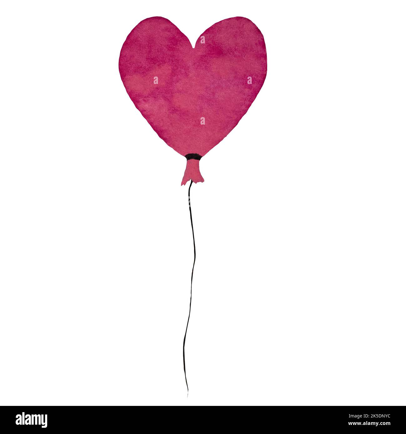 Pink hand drawn heart hi-res stock photography and images - Alamy