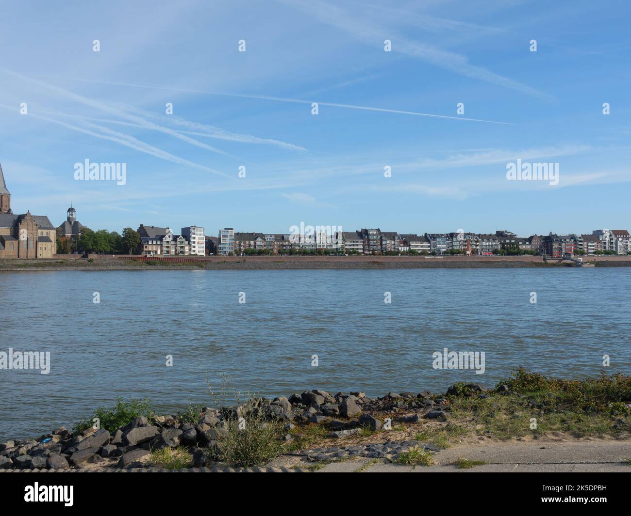 the city of Emmerich at the rhine river Stock Photo - Alamy