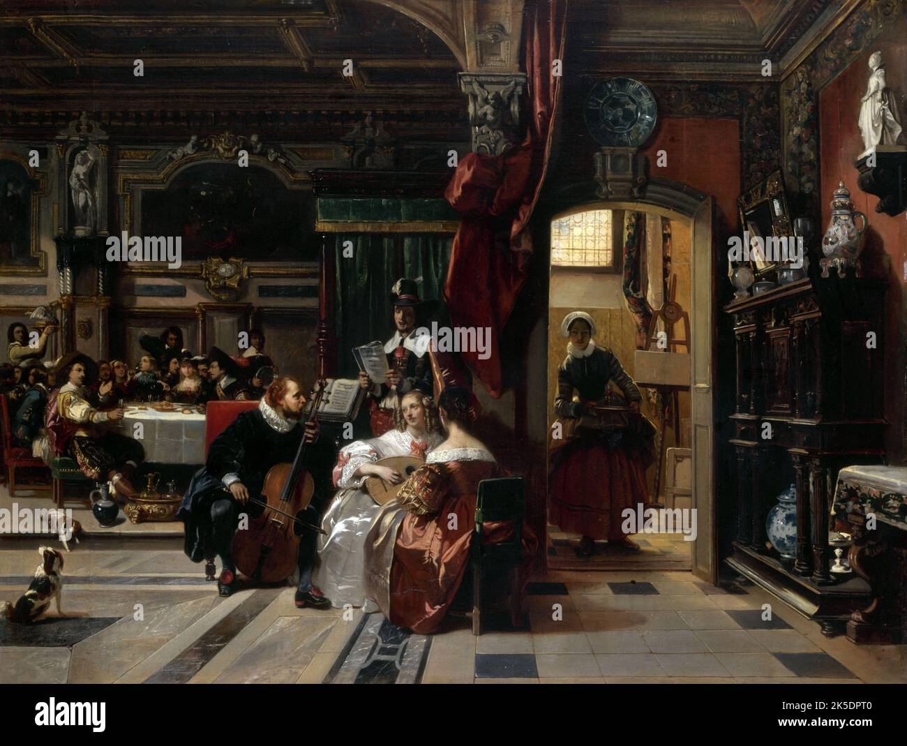 String quartet painting hi-res stock photography and images - Alamy