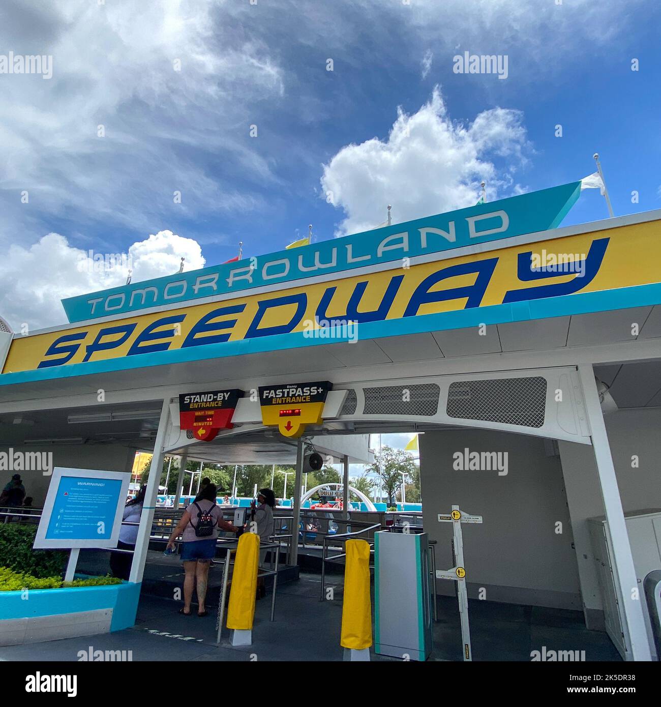 Tomorrowland disney speedway hi-res stock photography and images - Alamy