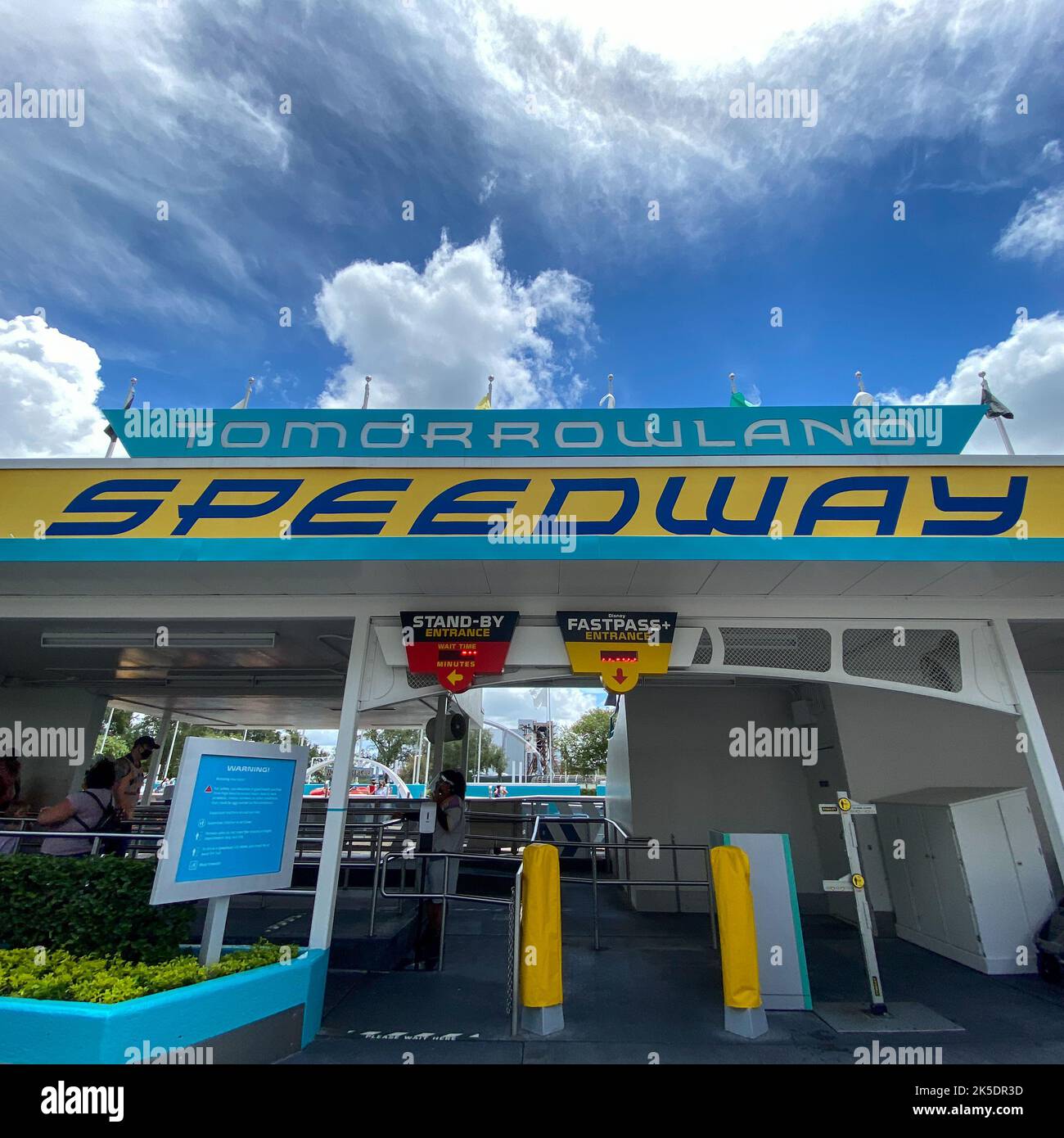 Tomorrowland disney speedway hi-res stock photography and images - Alamy