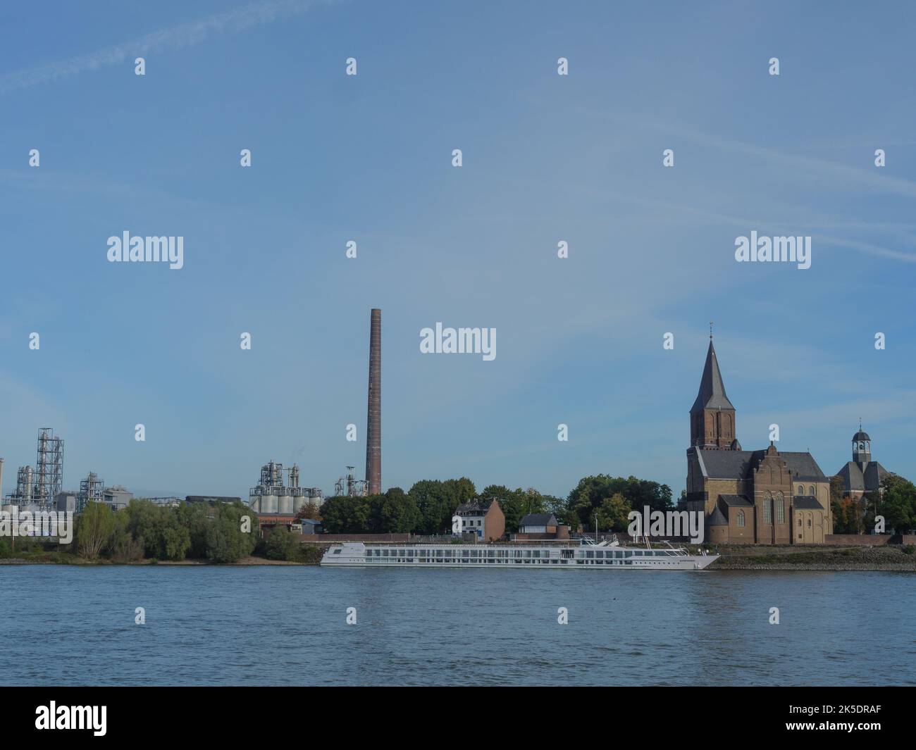 the city of Emmerich at the rhine river Stock Photo - Alamy