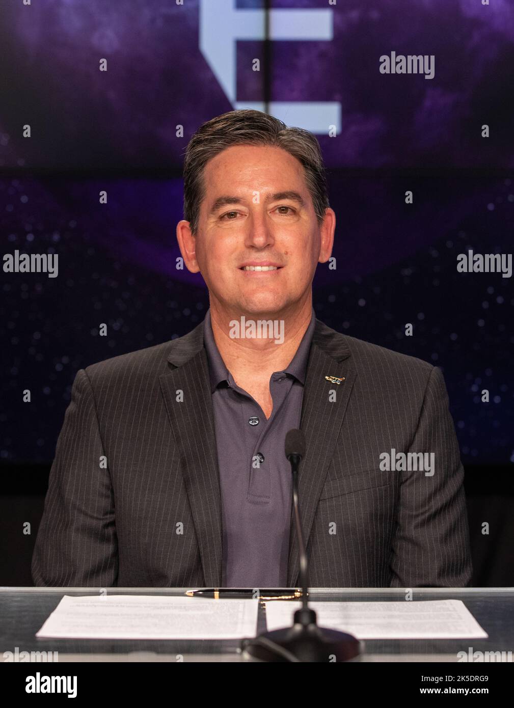 Jeff Zotti, RS-25 program director, Aerojet Rocketdyne, participates in ...