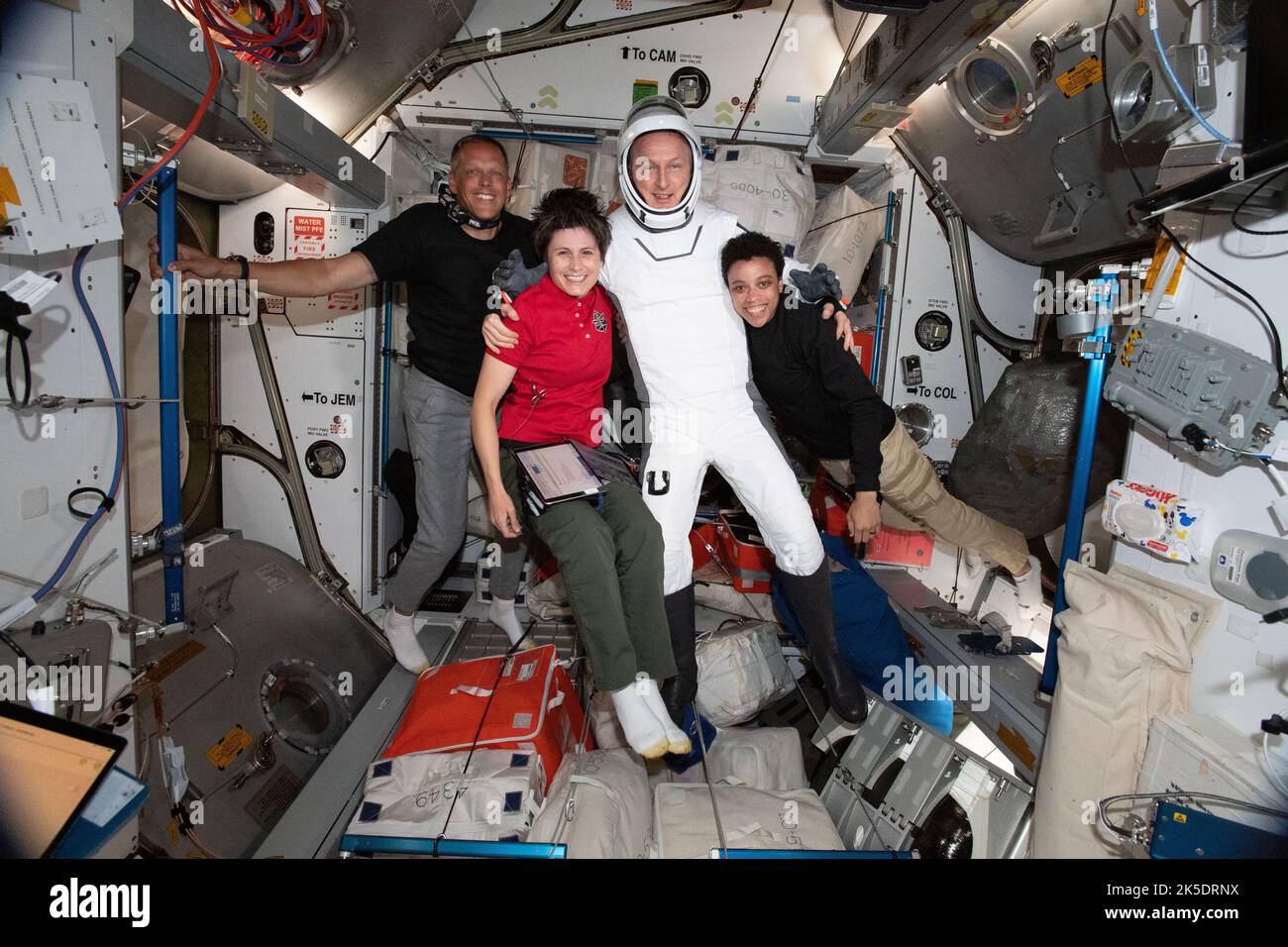 ESA (European Space Agency) astronaut Matthias Maurer is pictured in his SpaceX flight suit ...
