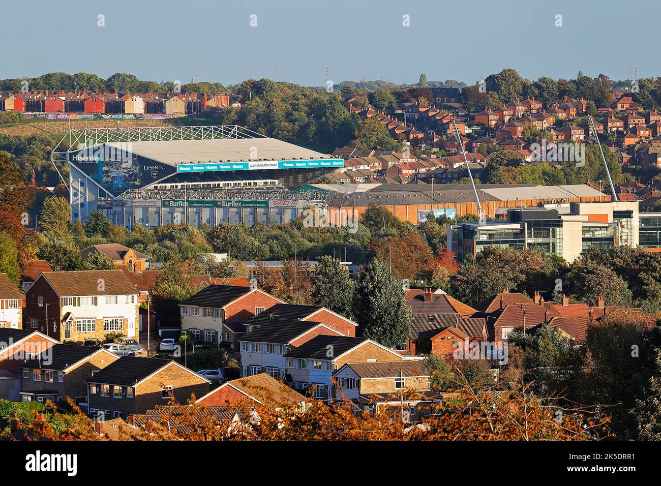 Leeds United Football Ground on Elland Road in Leeds,West Yorkshire,UK ...