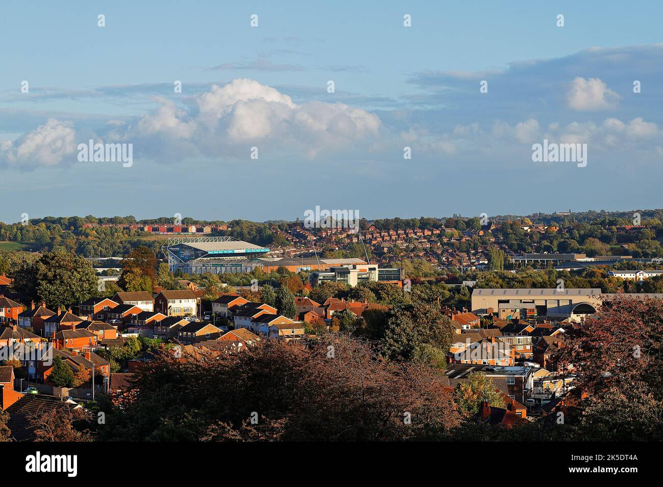 Leeds United Football Ground on Elland Road in Leeds,West Yorkshire,UK ...