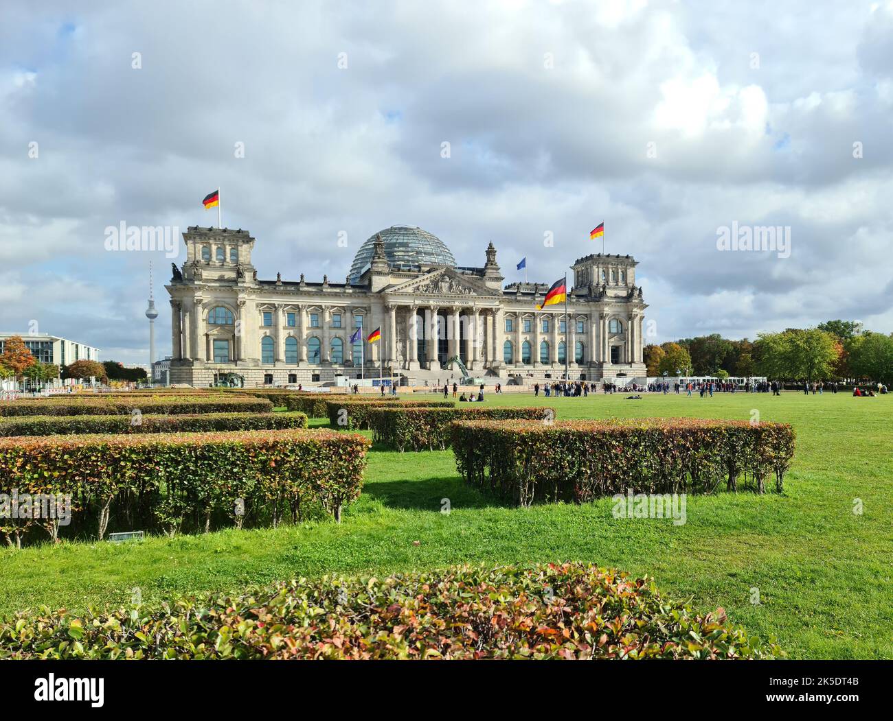 Berlin, Germany - 03. October 2022: Building of the German Reichstag in ...