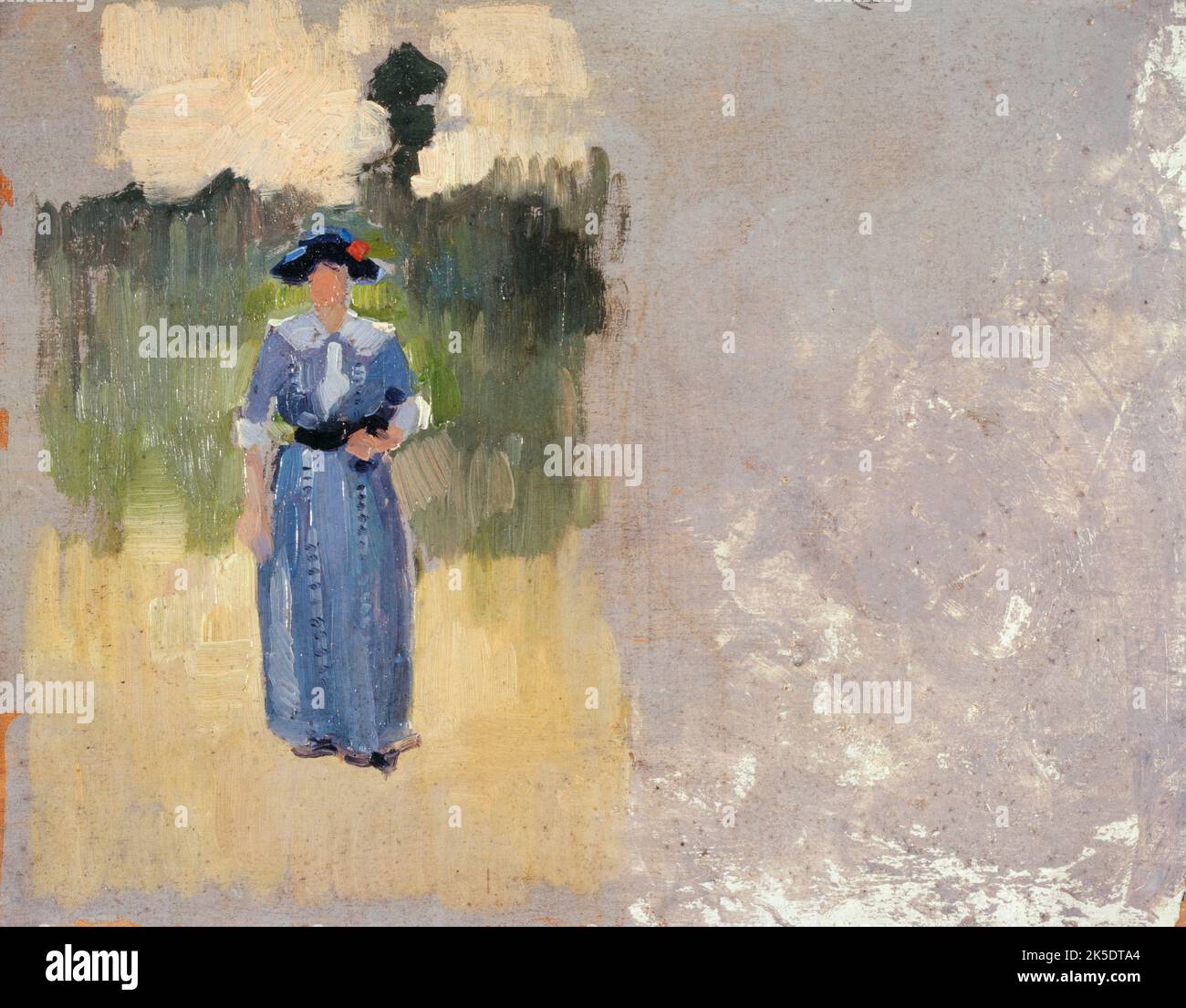 Etude de personnage (Le cours La Reine), between 1913 and 1914 Stock ...