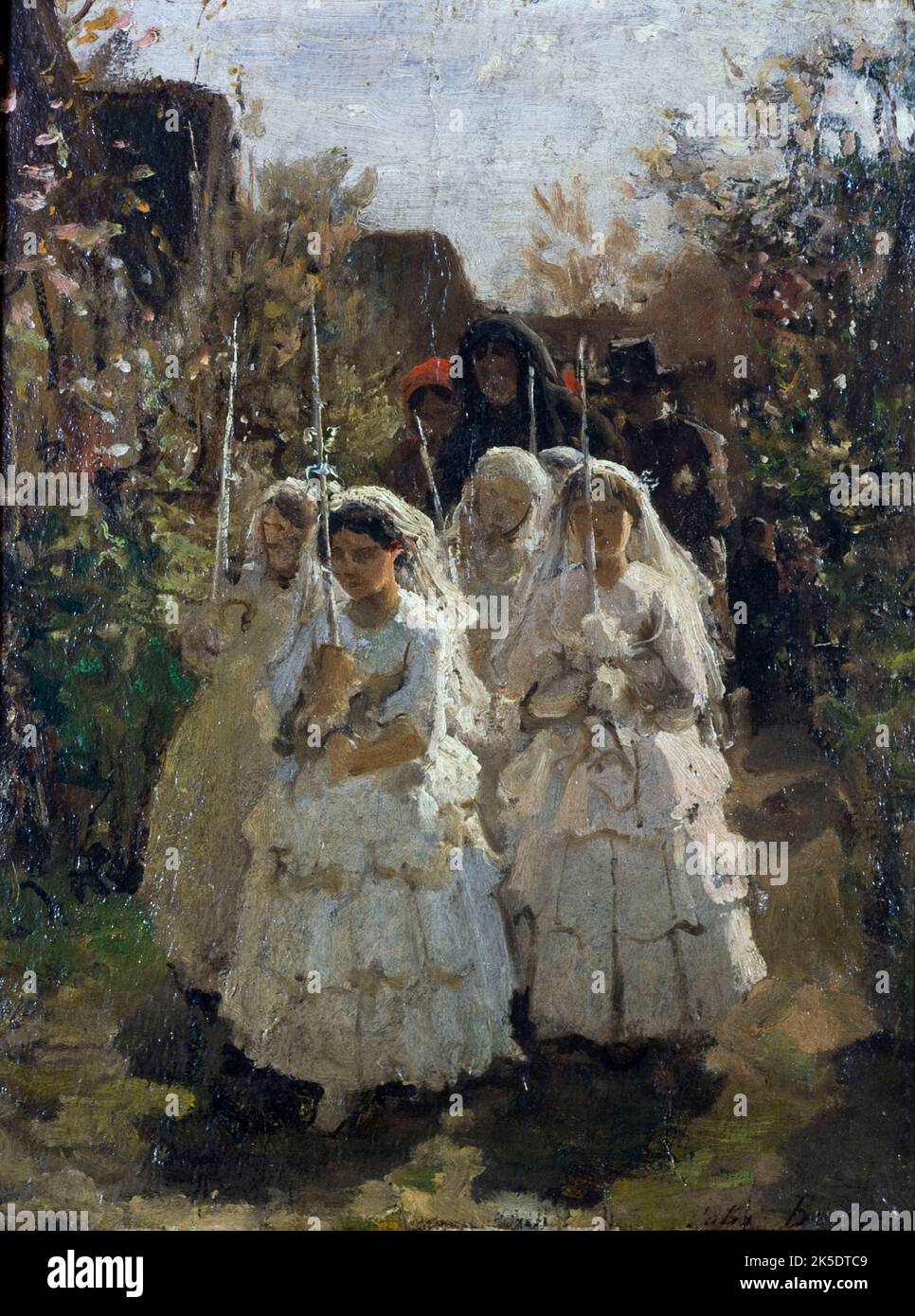 First communion painting hi-res stock photography and images - Alamy