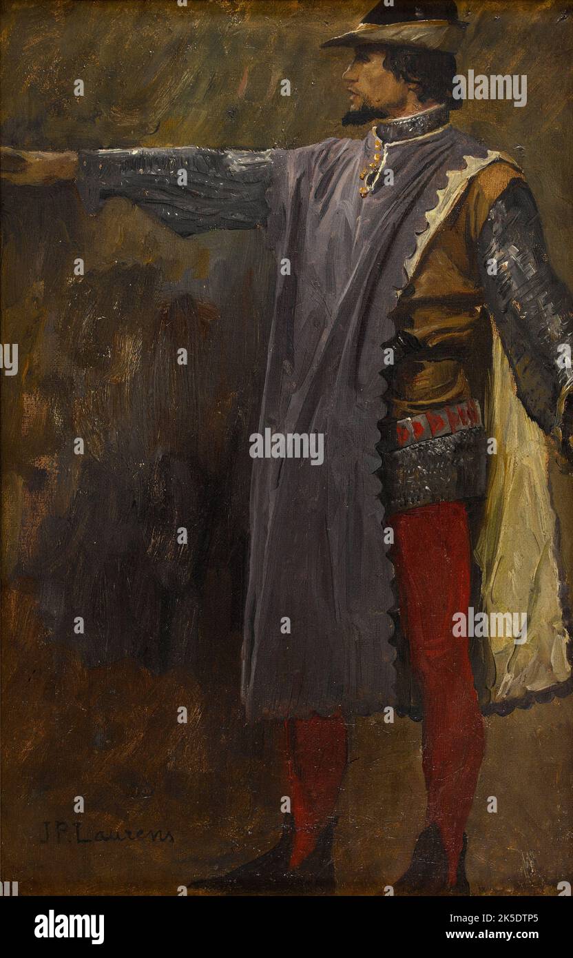 Esquisse de détail pour l'Hôtel de Ville de Paris : Etienne Marcel ...