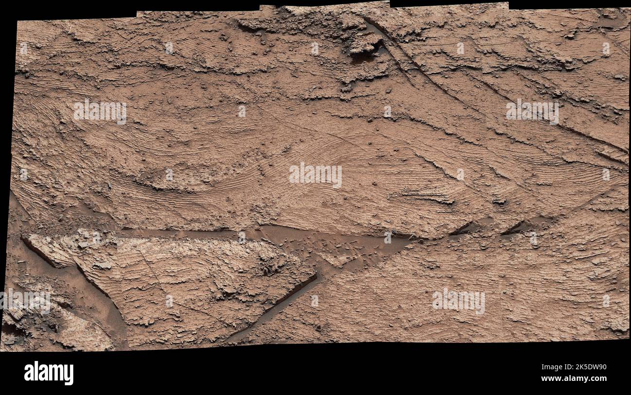 NASA's Curiosity Mars rover captured evidence of rock layers that built ...