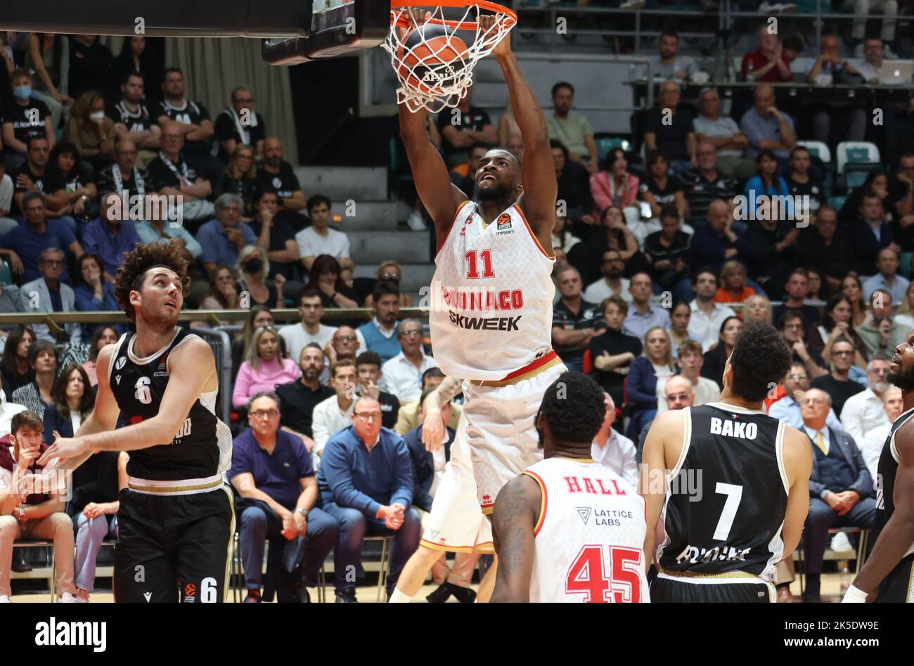 Bologna, Italy. 07th Oct, 2022. Alpha Diallo (AS Monaco) during the ...