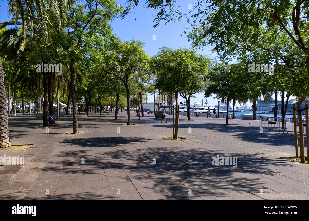 Barcelona - Passeig Joan de Borbó Stock Photo - Alamy