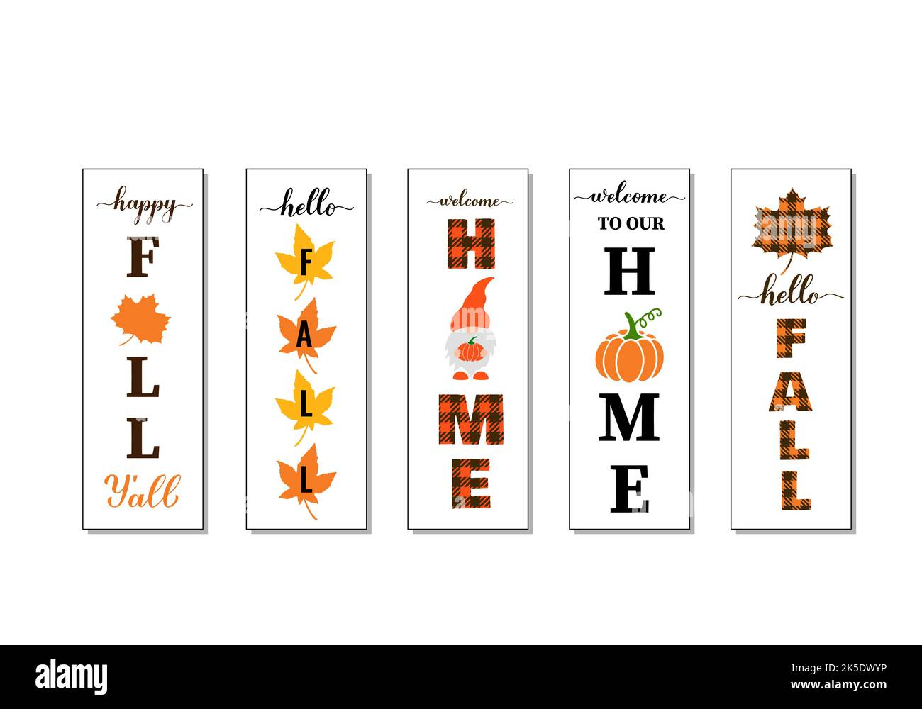 Gnome welcome sign Stock Vector Images - Alamy