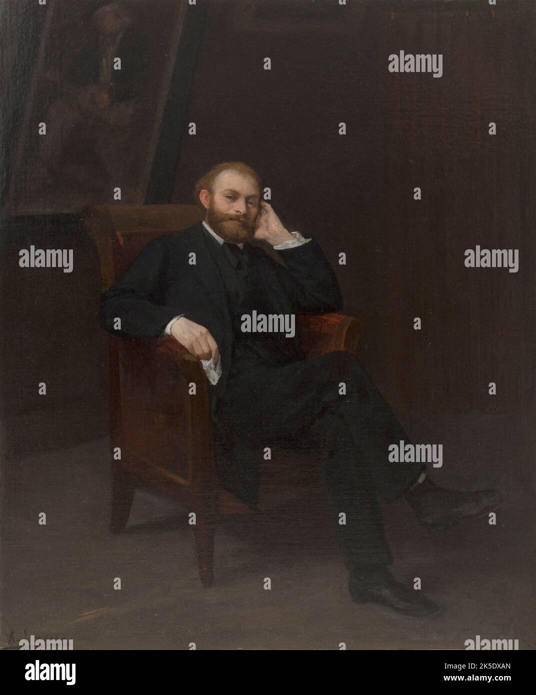 Portrait d'Edouard Manet, 1863 Stock Photo - Alamy