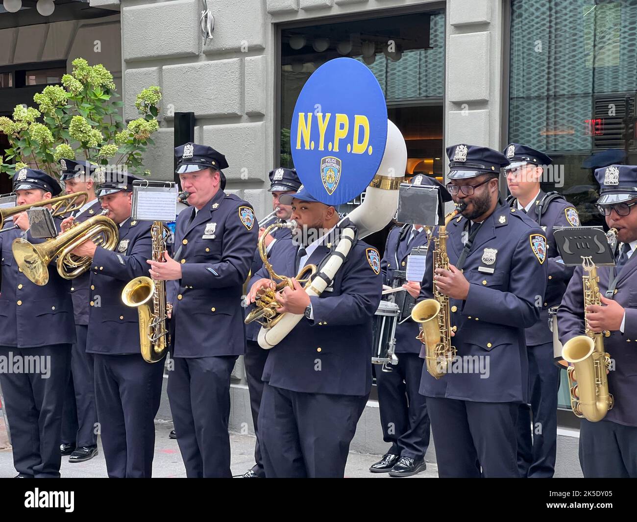 American police officers parade march hi-res stock photography and ...