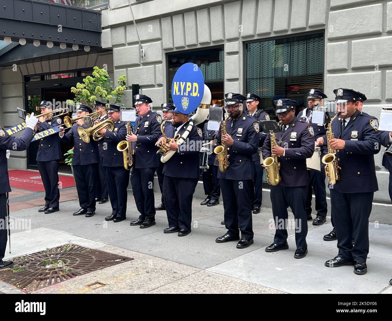 American police officers parade march hi-res stock photography and ...