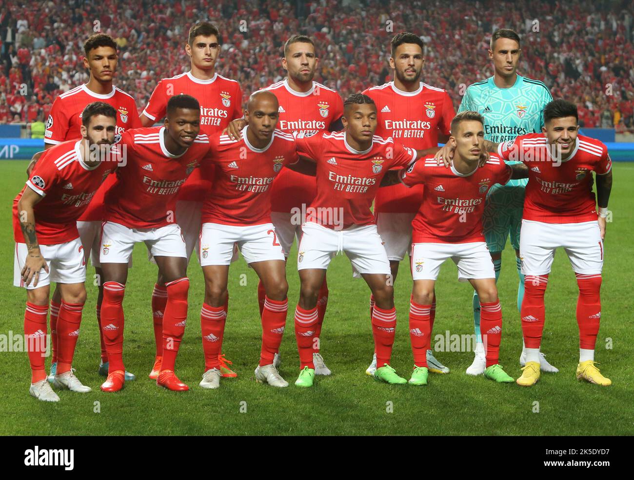 Team Benfica Lisbonne during the UEFA Champions League, Group H ...