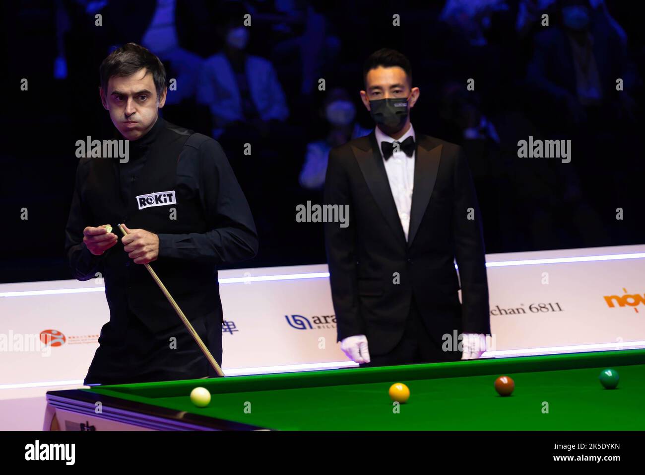 Hong Kong, China. 07th Oct, 2022. Ronnie O'Sullivan seen during the ...